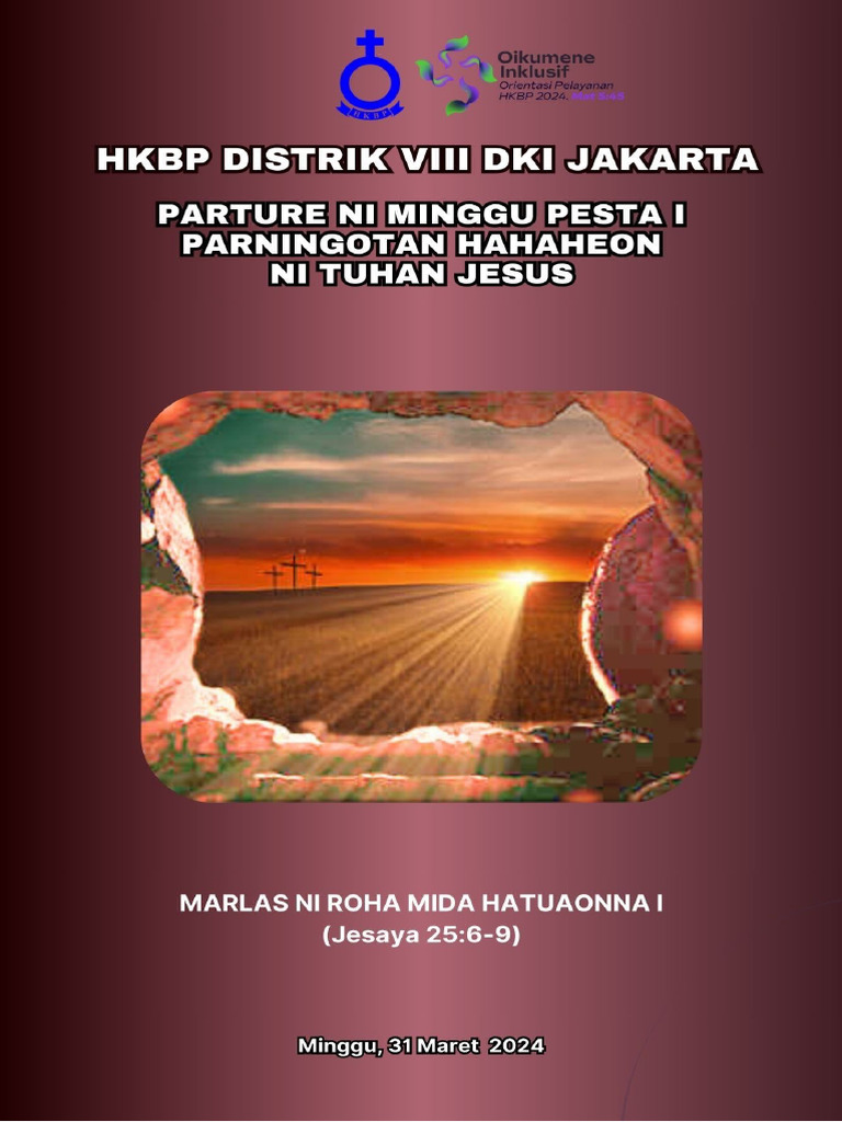 Tata Ibadah Paskah HKBP | PDF
