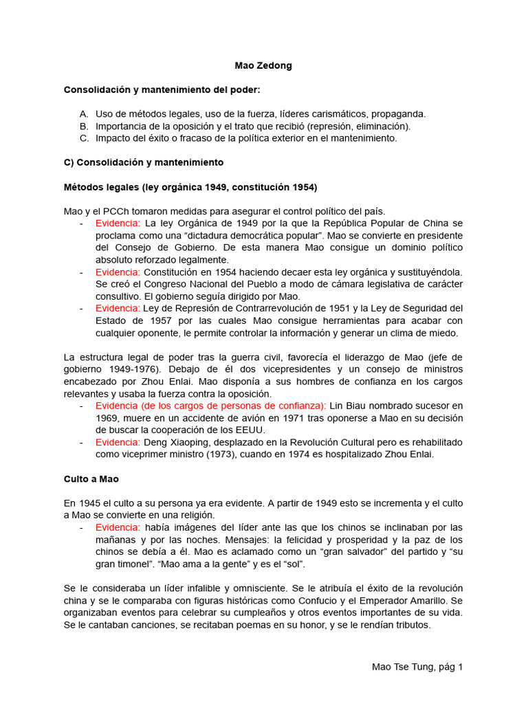 Mao II | Descargar gratis PDF | Mao Zedong | Revolución cultural