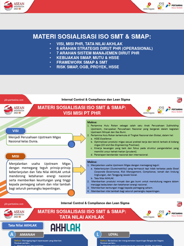 Materi Sosialisasi SMT dan SMAP | PDF