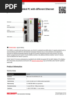 CX8190 Embedded PC Manual v1.8 | PDF | Computer Security | Security