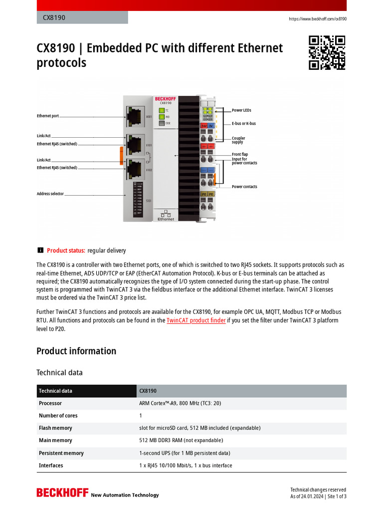 CX 8190 | Download Free PDF | Ethernet | Computing