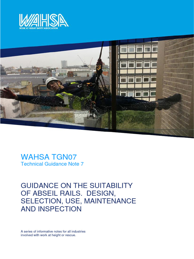 Abseil Rails: Design and Safety Guidance | PDF | Rail Transport | Rope