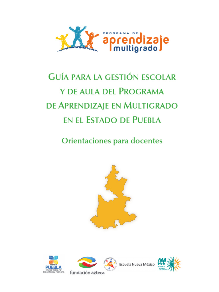 Puebla PROGRAMA DE APRENDIZAJE MULTIGRADO | PDF | Maestros | Enseñando