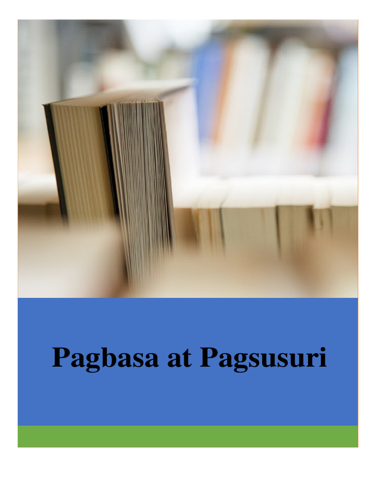 Modyul PAGBASA Yunit 1 | PDF