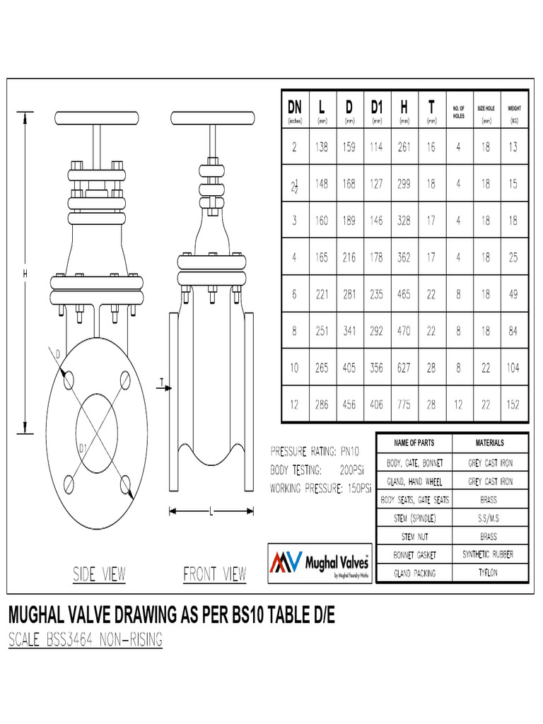 H-E Valve Drawing Updated | PDF