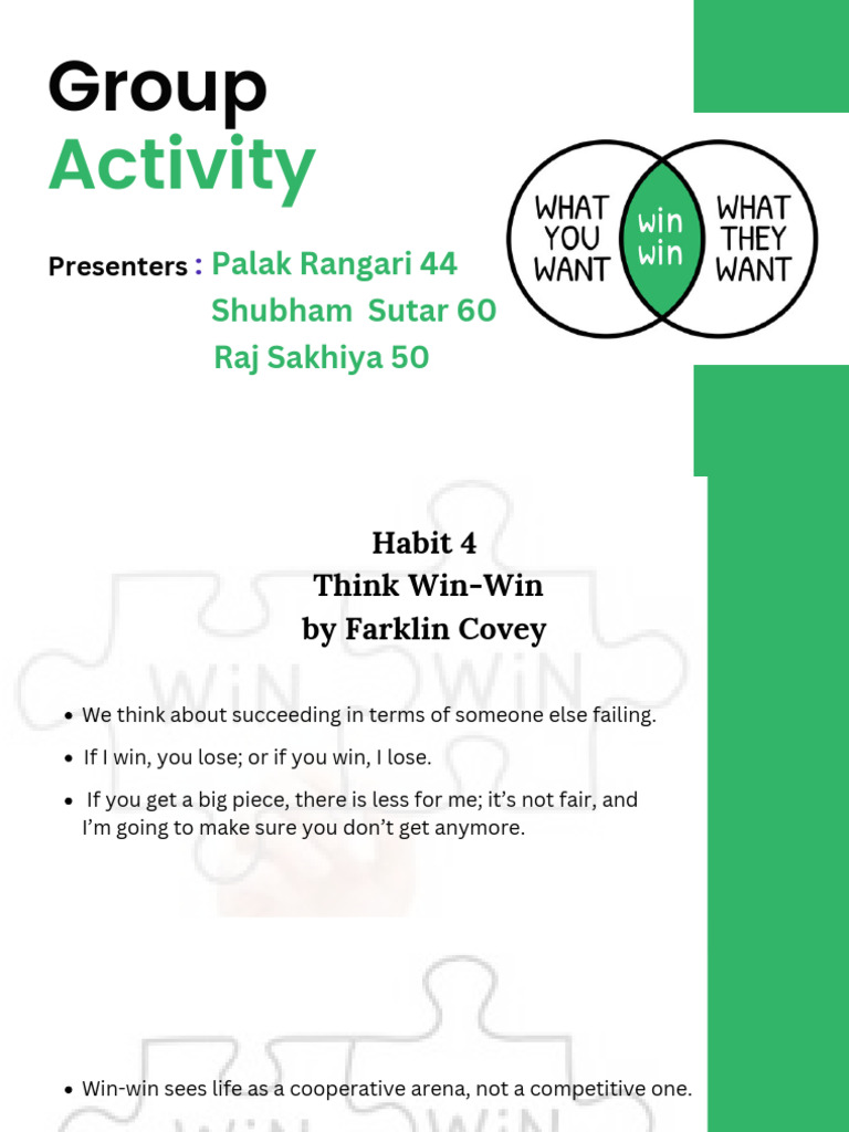 Group Activity - CFM | PDF