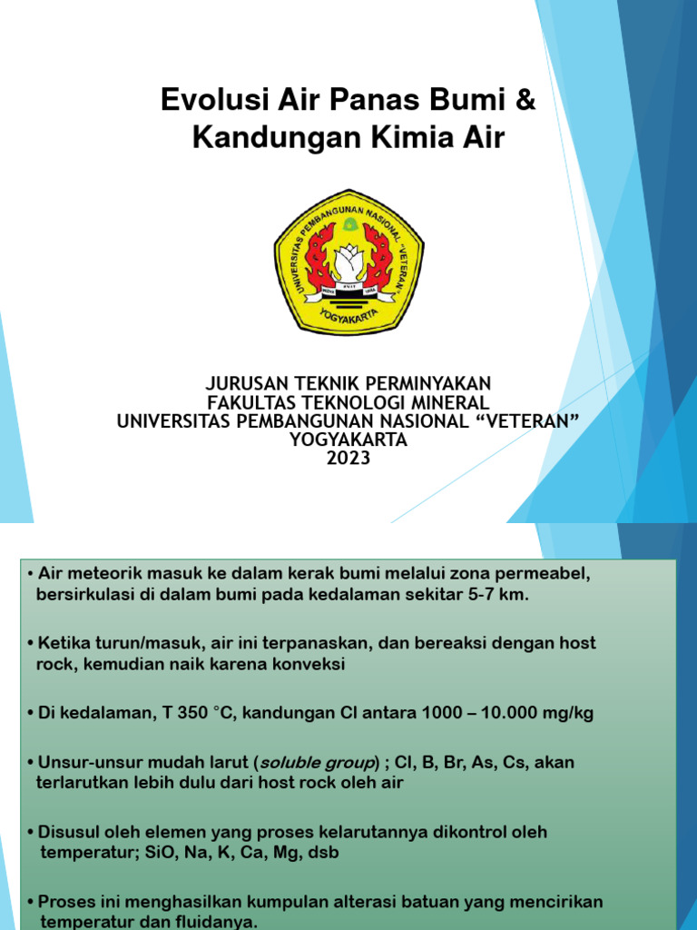 Evolusi Air Panas Bumi dan Kimianya | PDF