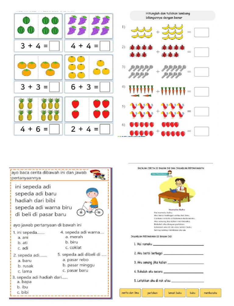 Worksheet Menulis | PDF