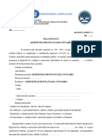 Cerere Invoire Colegiala | PDF