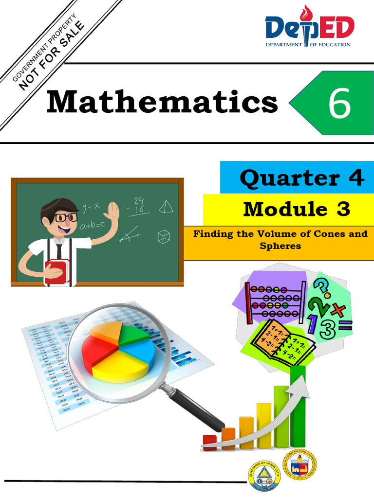 Math6 Q4 M3 | PDF | Volume | Sphere
