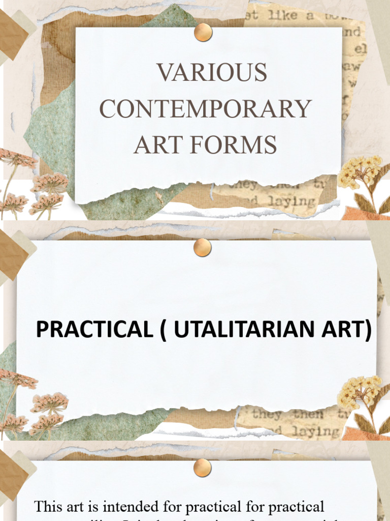 Various Contemporary Art Forms | PDF | Graphic Design | Illustration
