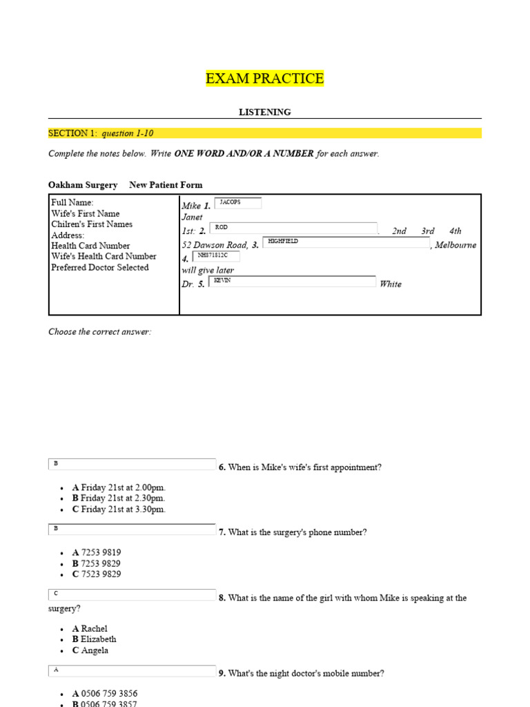 Exam Practice 1 | Download Free PDF | Stress (Biology) | Innovation