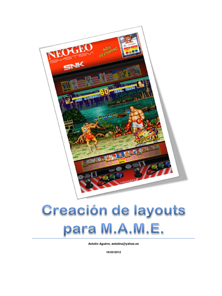 Creación de layouts para Mame by Antolín | PDF | Archivo de computadora | Datos de computadora