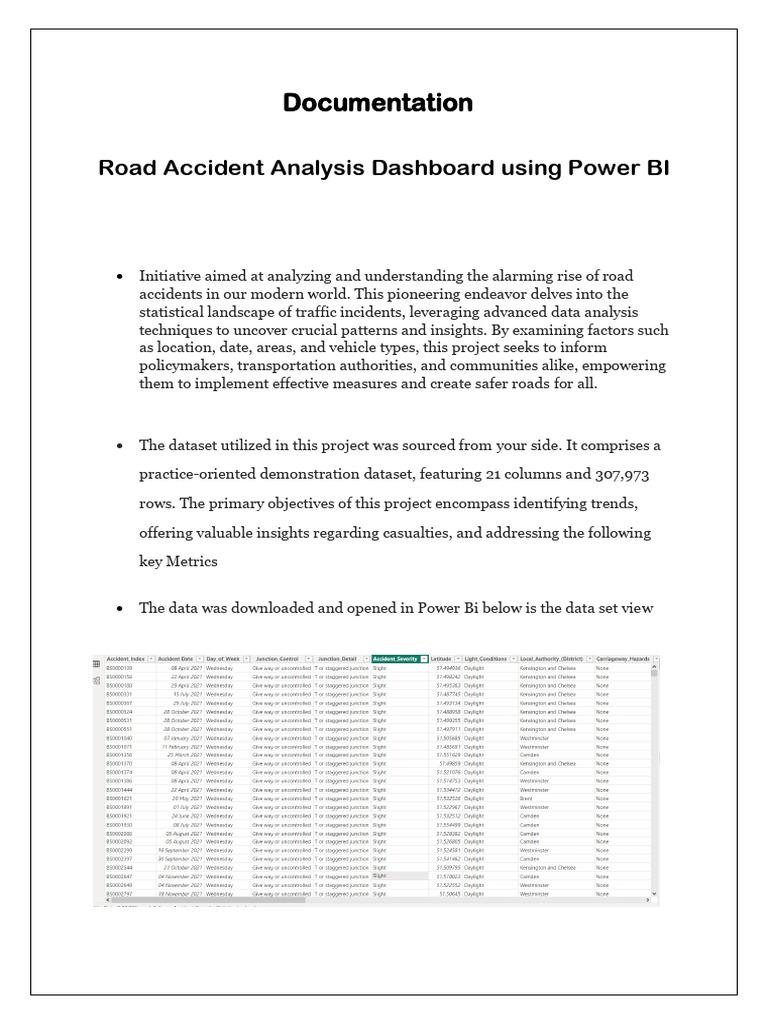 Road Accident Analysis Dashboard Insights | PDF | Bus | Motorcycle