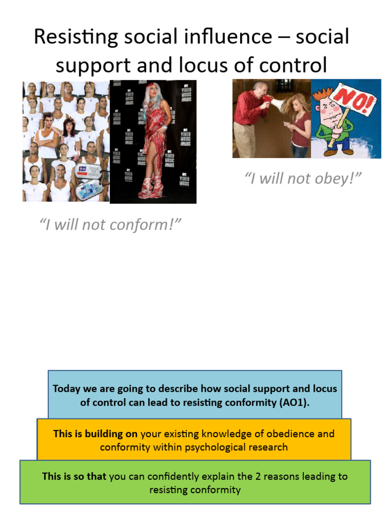 4. Resisting social influence | PDF | Obedience (Human Behavior ...