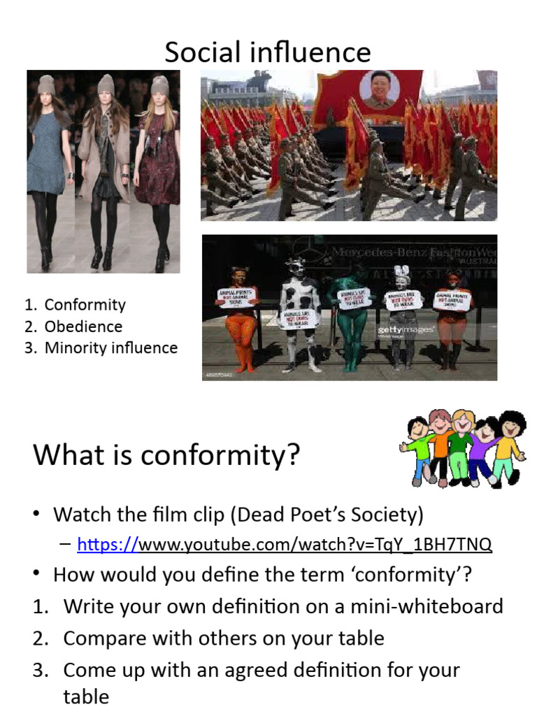 Types of Conformity | PDF | Conformity | Social Psychology