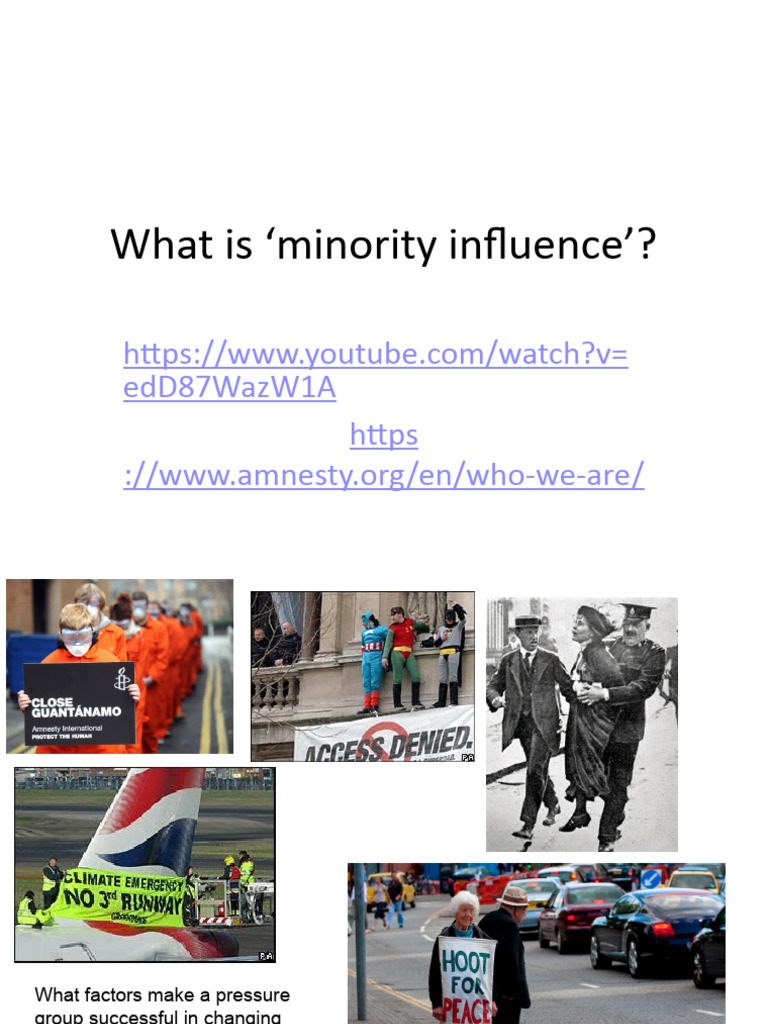 5. Minority influence and social change | PDF | Psychology | Social ...