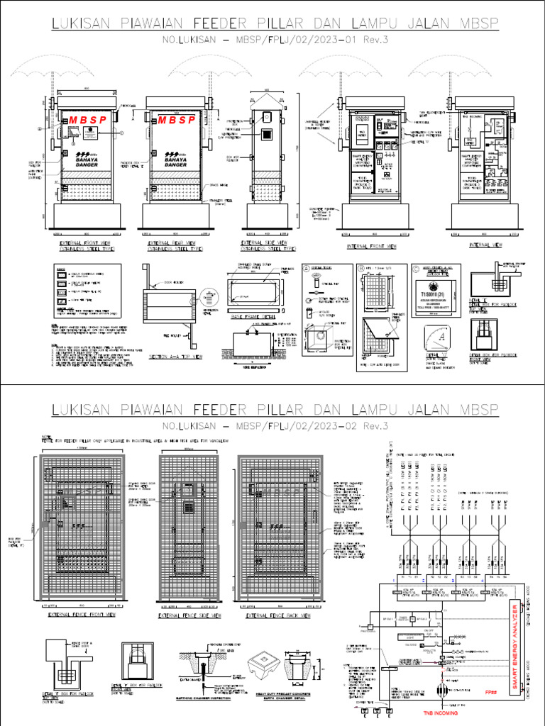 Standard Feeder Pillar Specifications | PDF | Electrical Connector ...