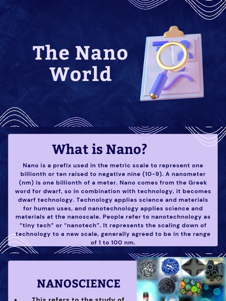 The Nano World | PDF | Nanotechnology | Ultraviolet
