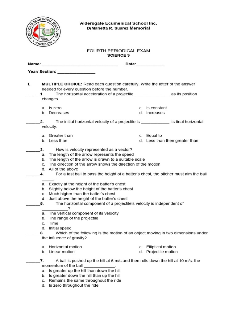 Grade 9 Science | PDF | Momentum | Force