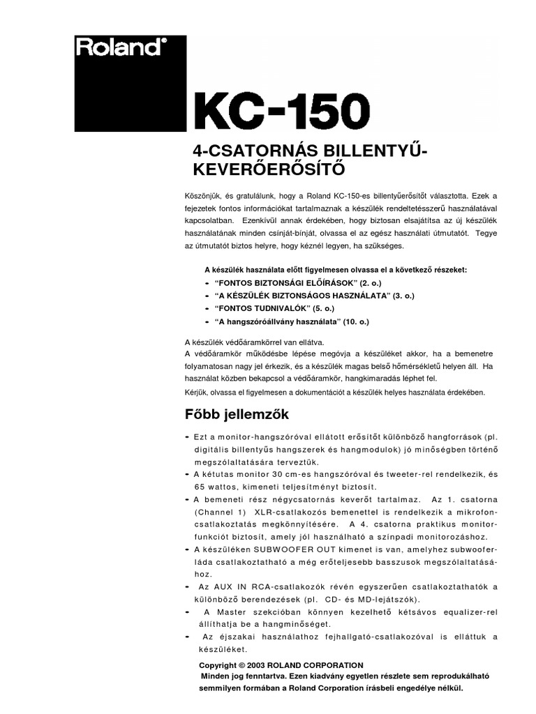 KC 150 | PDF