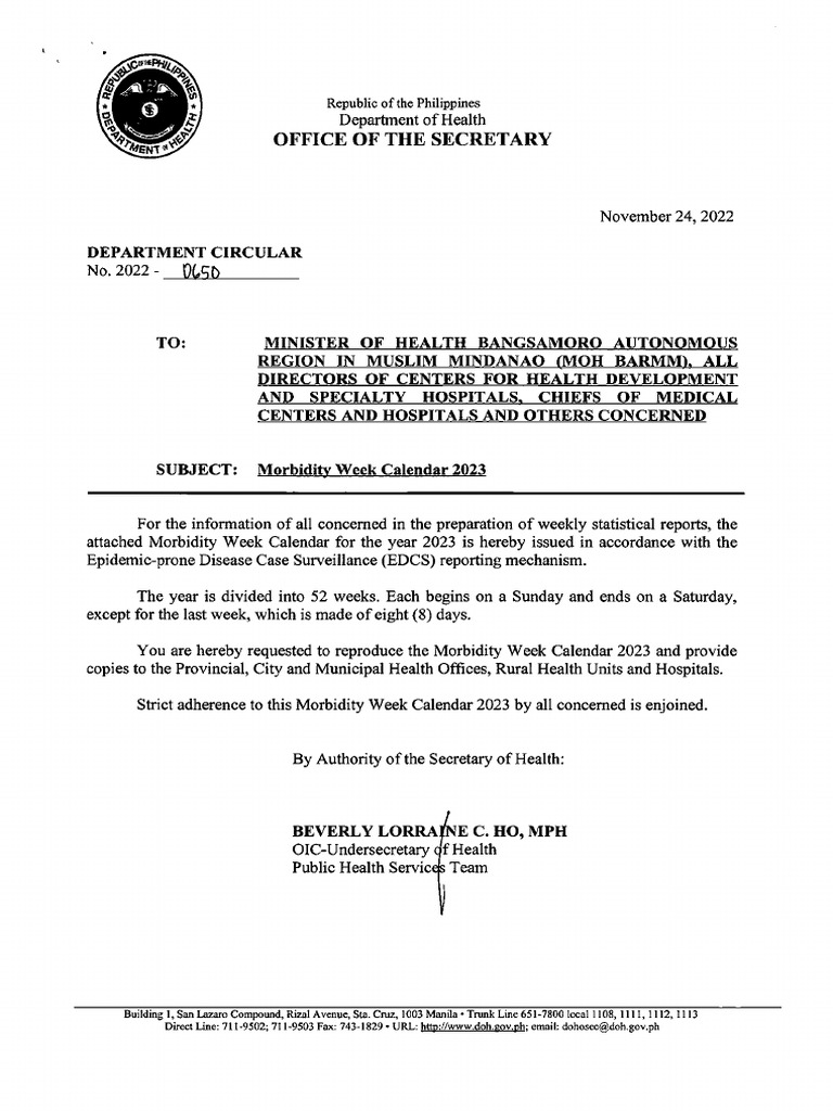 Morbidity Calendar 2023 | Download Free PDF | Epidemiology | Health ...