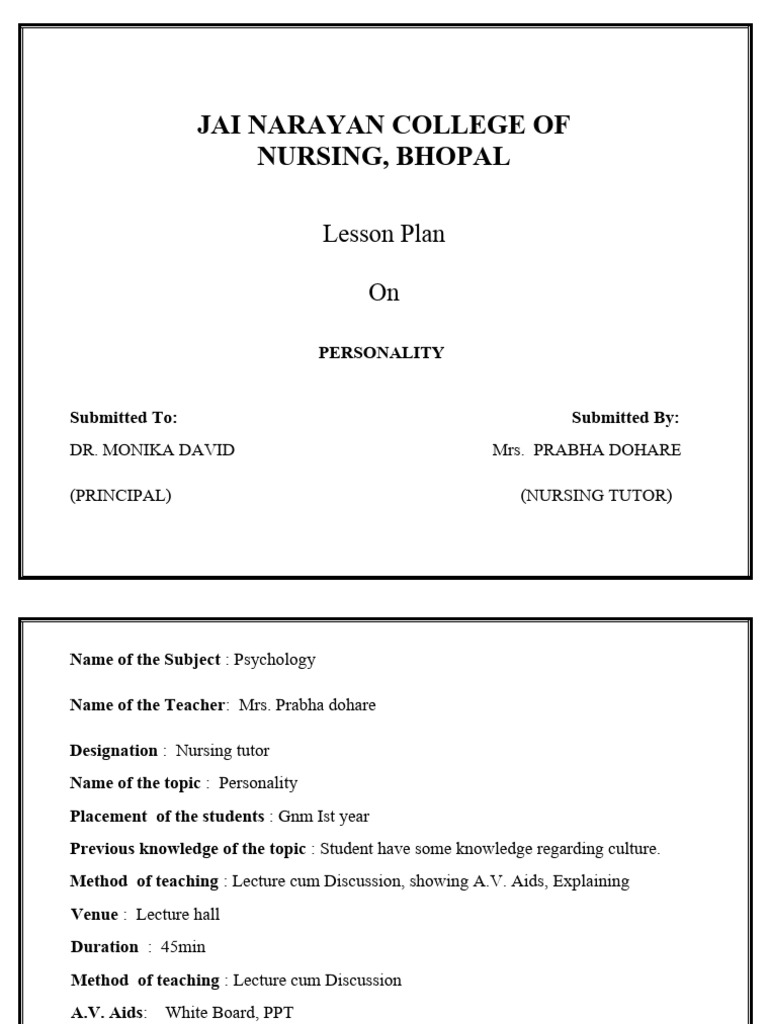 Personality | PDF | Behavior | Thought