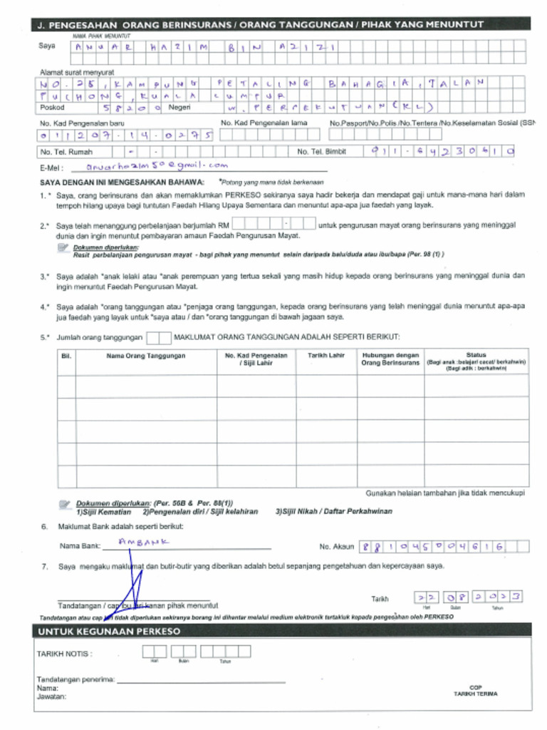 Bahagian J | PDF