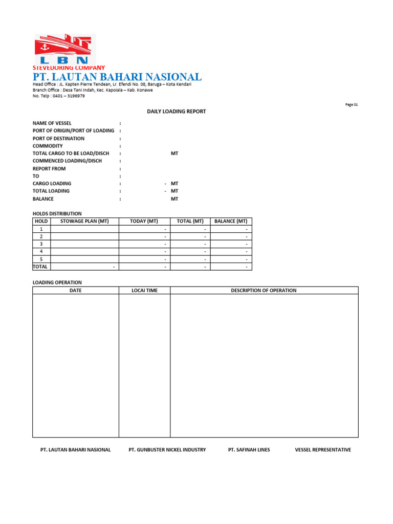 Time Sheet Vessel | PDF | Cargo | Freight Transport