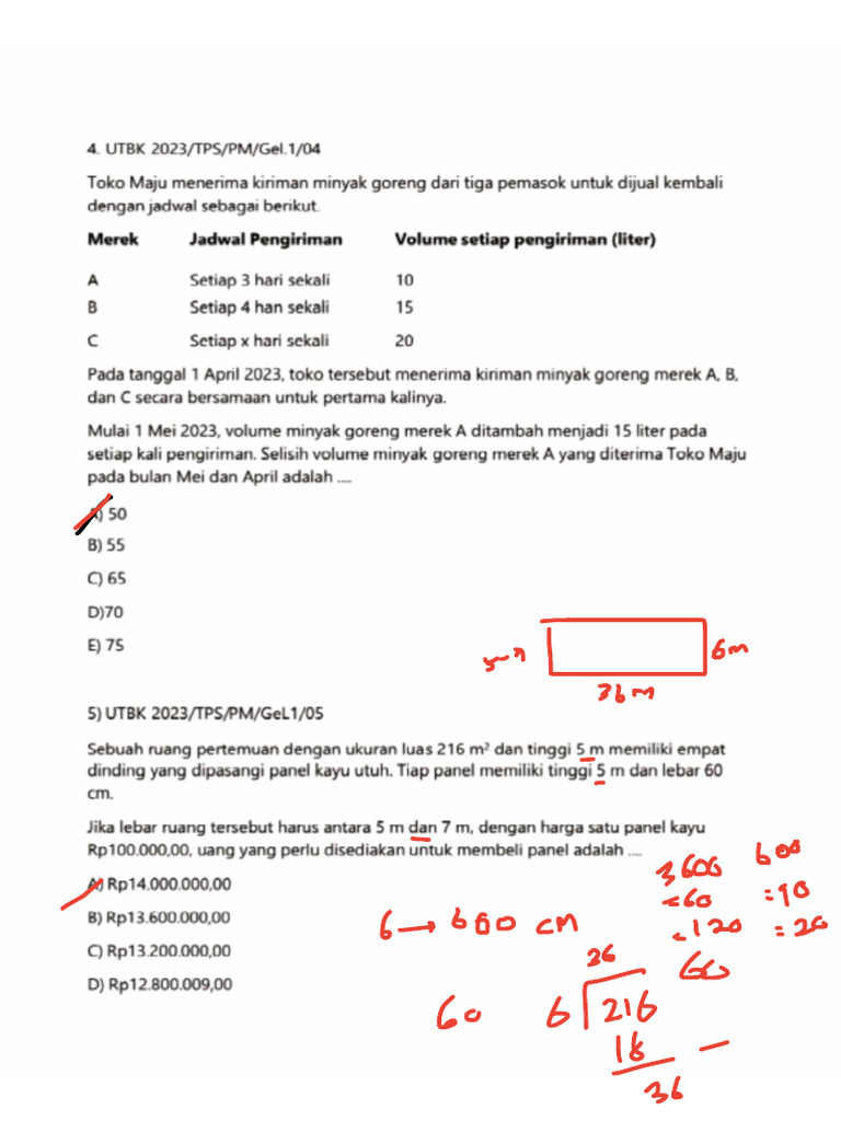 Soal 2023 Gel 1 | PDF