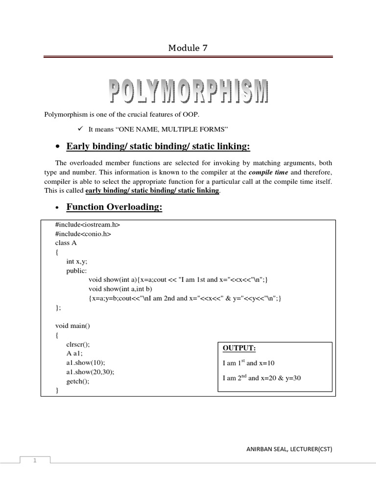 Polymorph Is M Pdf Pointer Computer Programming Method Computer Programming
