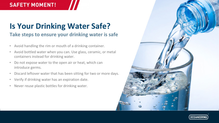 Safe Water Tips for Health-Conscious Users | PDF