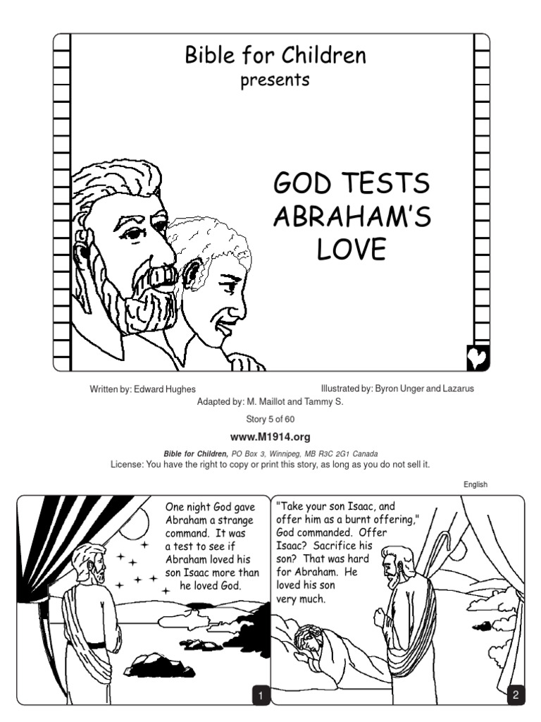 God - Tests - Abrahams - Love - English | PDF | Old Testament Books ...