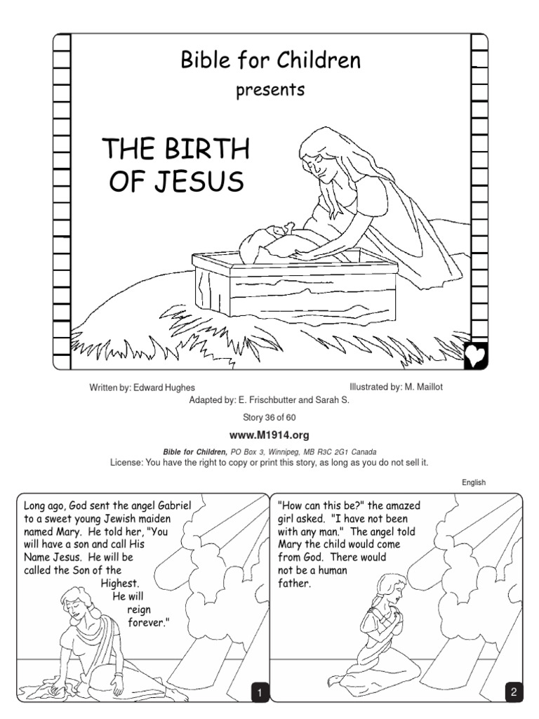 The - Birth - of - Jesus - English | Download Free PDF | Jesus | Mary ...
