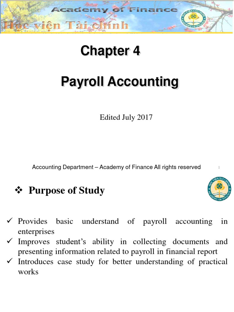 Chapter 4 | PDF | Payroll Tax | Payroll
