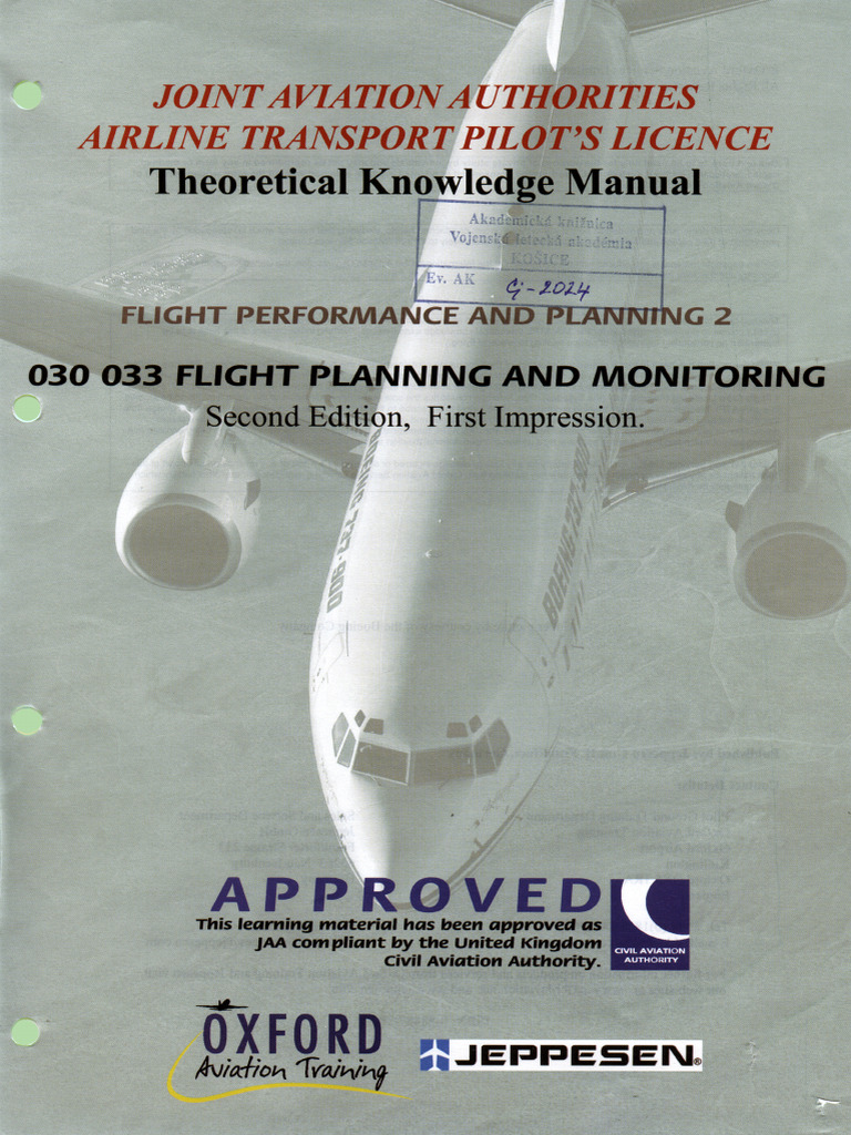 JAA ATPL - Book 07 - Oxford Aviation Jeppesen - Flight Planning and Monitoring | PDF