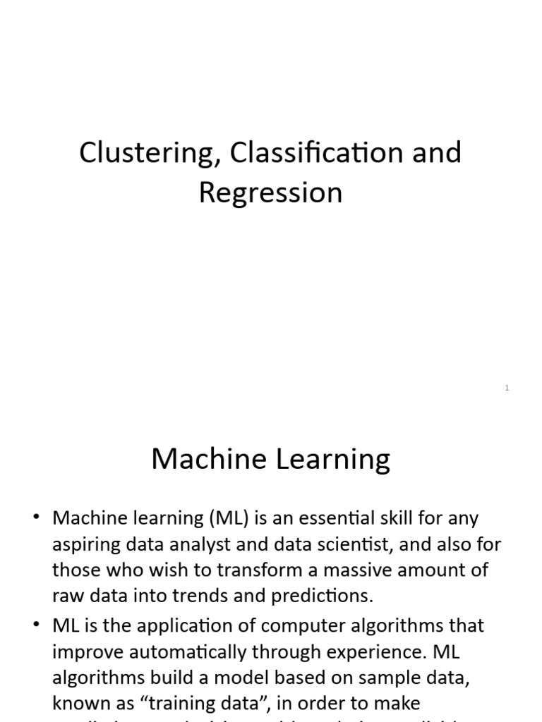 13 Clustering and Classifier | PDF | Cluster Analysis | Machine Learning