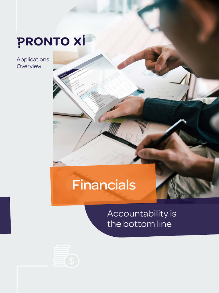 Pronto Xi 760 - Applications Overview - Financials | Download Free PDF | Accounts Payable | Expense