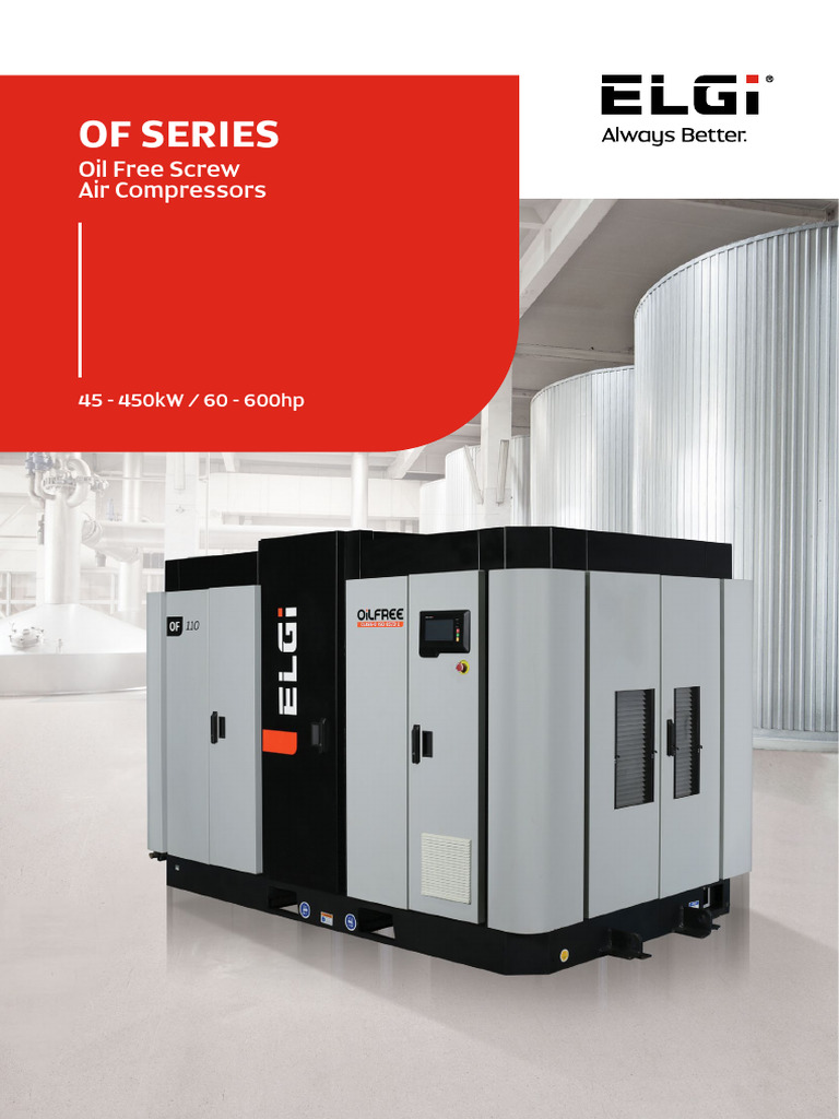 Oil-Free Screw Air Compressors Guide | PDF | Pump | Bearing (Mechanical)