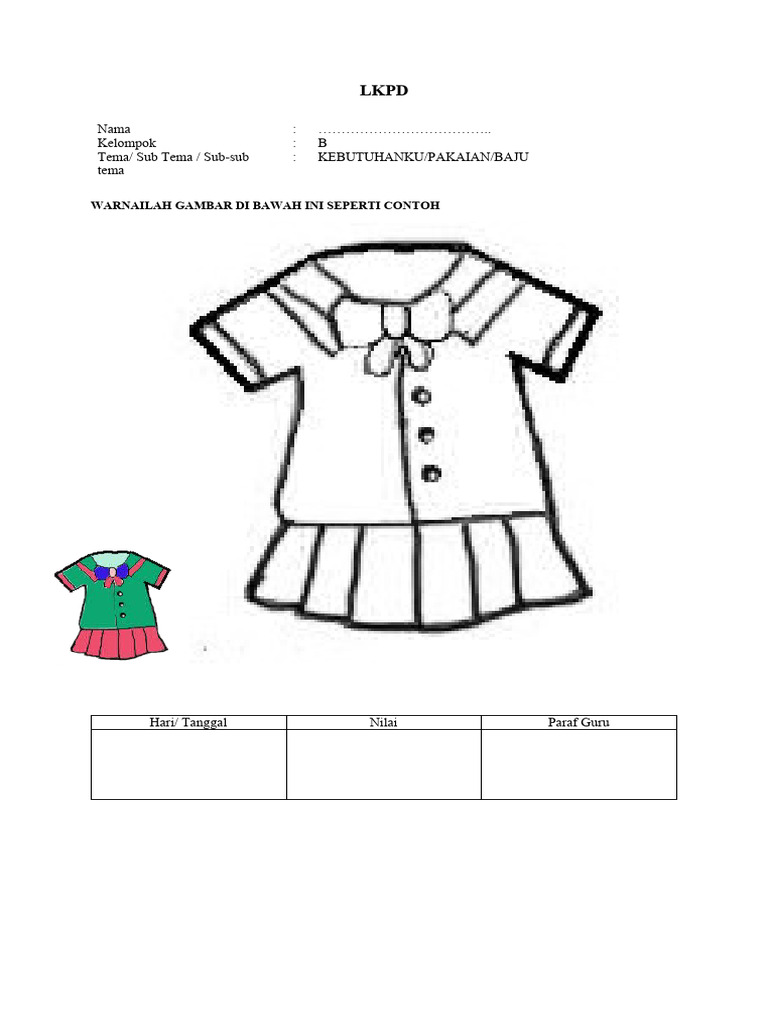 LKPD2 TEMA KEBUTUHANKU | PDF