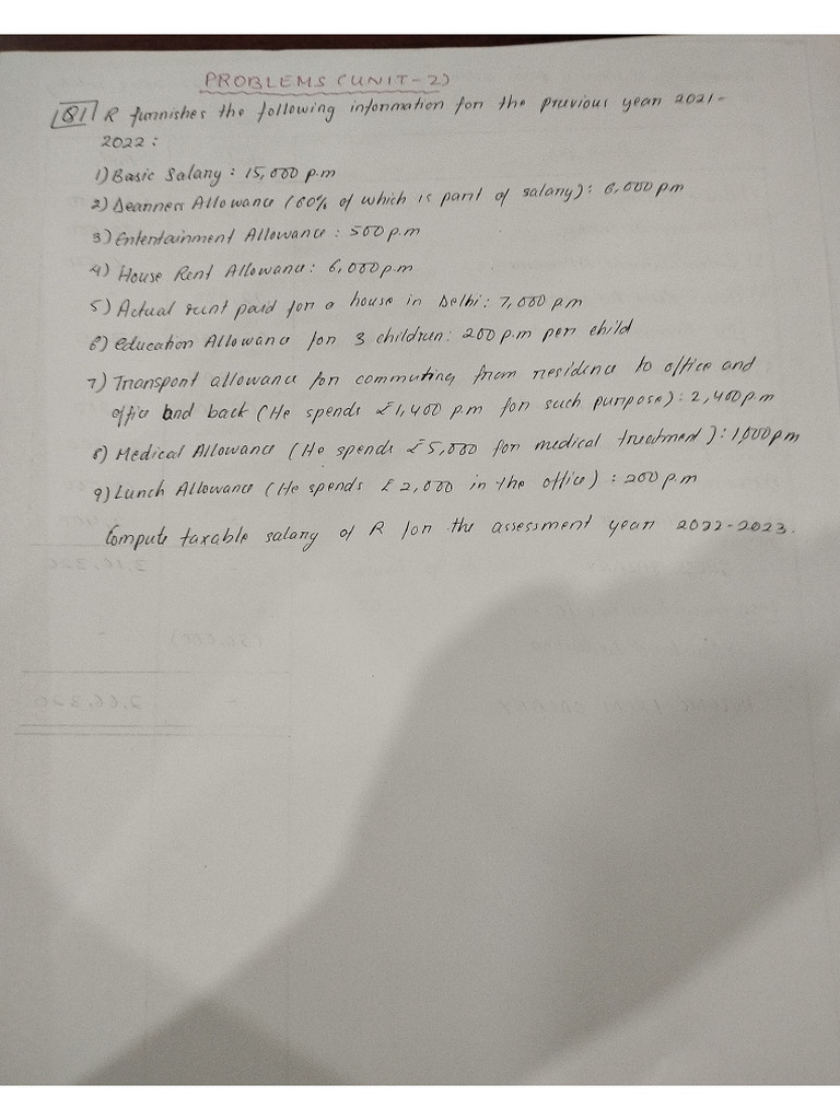 Miss Bawbawihi Problem (Unit 2) | PDF