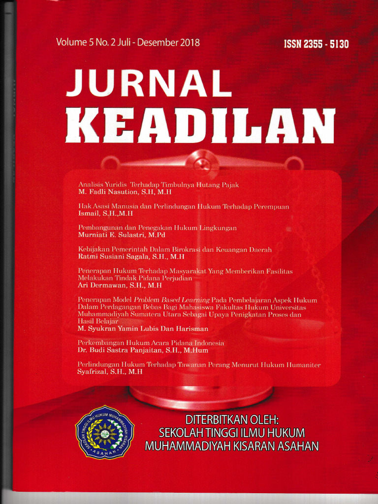 Perkembangan Hukum Acara Pidana Indonesia Jurnal Keadilan Vol. 5 No. 2 Juli-Desember 2018 | PDF ...
