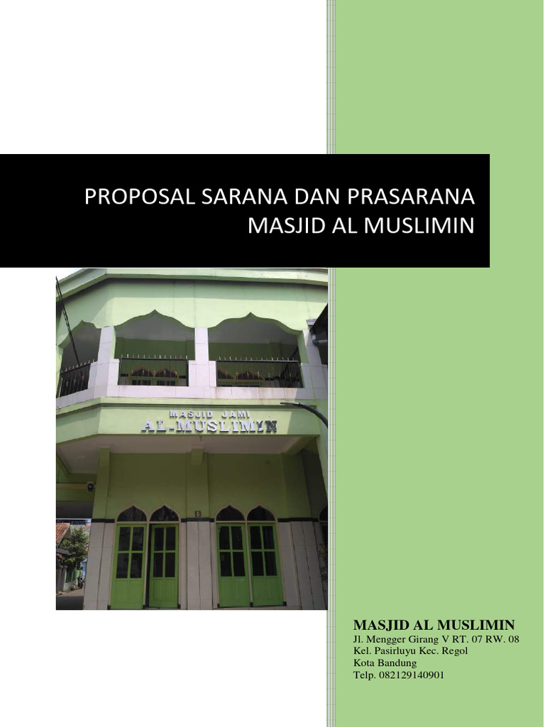 Contoh Proposal Pengadaan AC Masjid | PDF