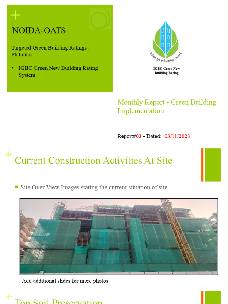 OATS - Monthly Report 3 (03.11.23) - Green Building Implementation ...