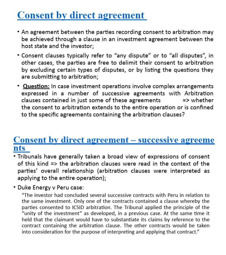 Consent by Direct Agreement | PDF