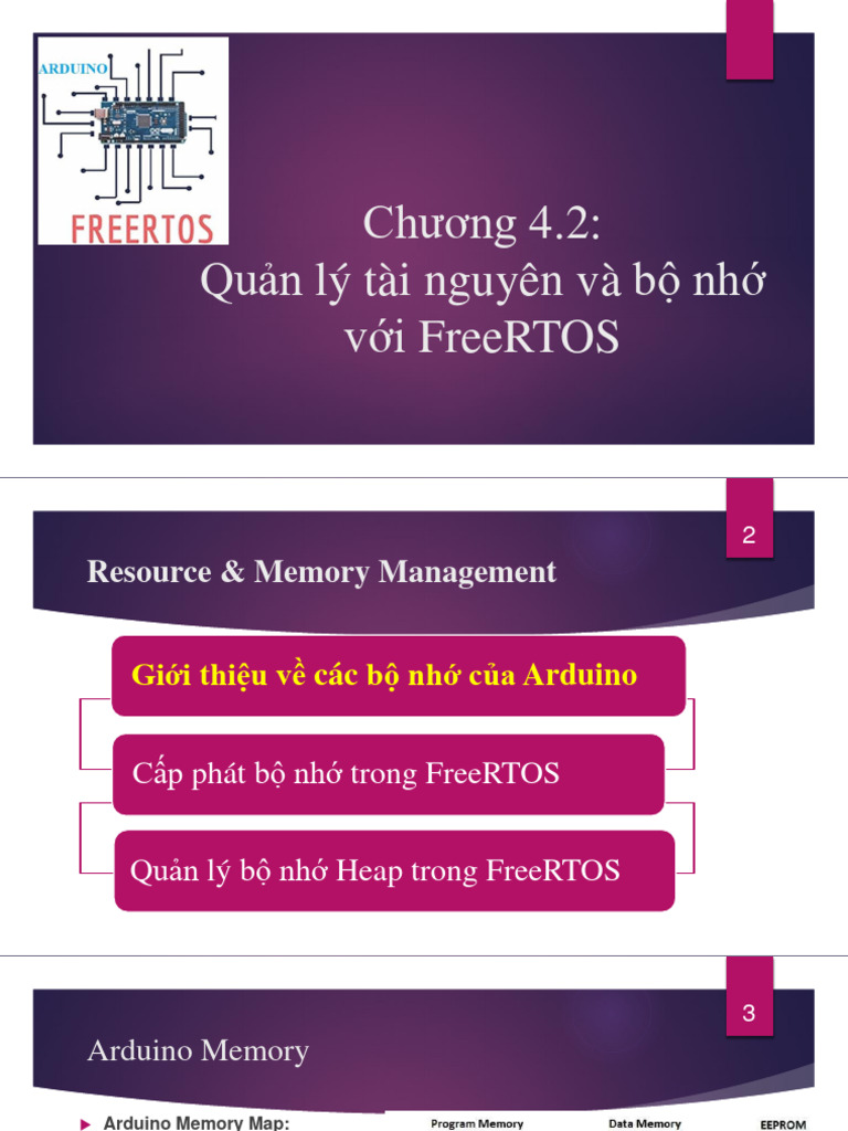 4.2.chuong4 - FreeRTOS - QUAN LY BO NHO - 2 | PDF | Computer Data Storage | Computer Memory