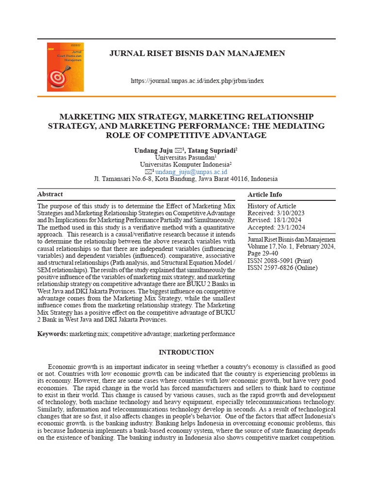 12062-Article Text-52825-1-10-20240207 | PDF | Marketing | Survey Methodology