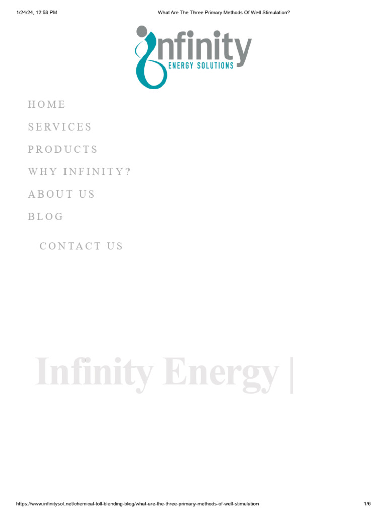 What Are The Three Primary Methods Of Well Stimulation_ | PDF ...