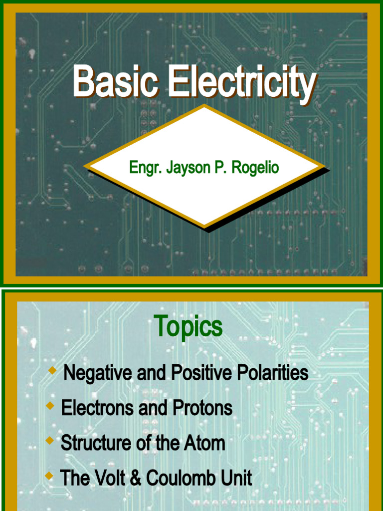 Basic Electronics | Download Free PDF | Electric Current | Voltage