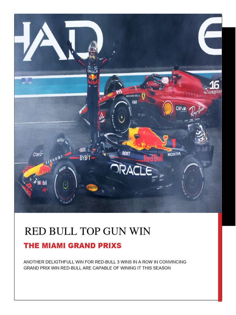 Red Bull Top Gun Win | PDF